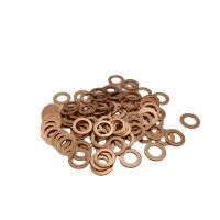 China Wholesale DIN125 DIN433 round copper flat washer m4 m5 m6 10mm m14 large brass flat washers for sale