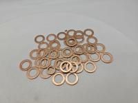 China Wholesale DIN125 DIN433 round copper flat washer m4 m5 m6 10mm m14 large brass flat washers for sale