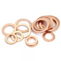 China Wholesale DIN125 DIN433 round copper flat washer m4 m5 m6 10mm m14 large brass flat washers for sale