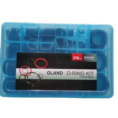 China NBR FKM Manufacturer 70 shore o rings Black Green vraious color O Seal Ring NBR O-rings kit for sale