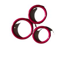 China Pitaya color  NBR  rubber O rings customization for sale