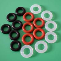 China White color Silicone NBR FKM O rings customization for sale