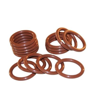 China Brown color NBR FKM O rings customization for sale