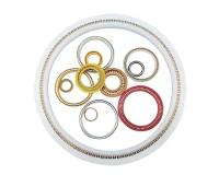 China Food grade rotary seal with high pressure resistance PTFE spring energized seal for sale