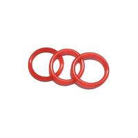 China 6mmx1.9mm Heat Resistant Silicone O Ring Oil Sealing Ring Gasket Red for sale