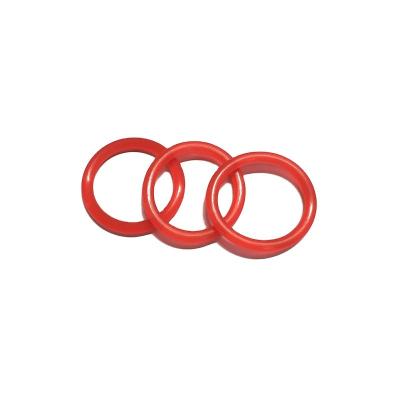 China 6mmx1.9mm Heat Resistant Silicone O Ring Oil Sealing Ring Gasket Red for sale