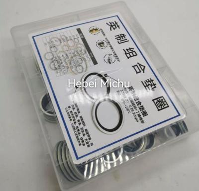 China Excavator Used Standard Bonded washer boxes Repair Kits for sale