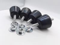 China Rubber Vibration Air Conditioner Cushion Mounting Bracket Shock Absorbing Pads for sale