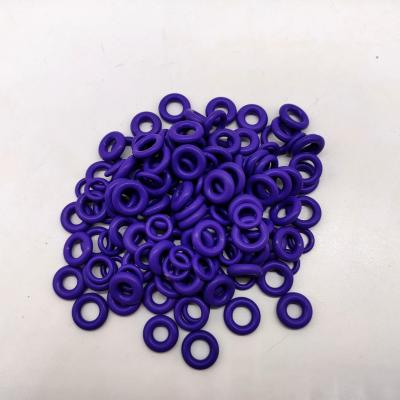 China Small Black purple  Rubber NBR FFKM FKM EPDM  SILICON O-Ring purple Colored NBR Oring O Ring for sale
