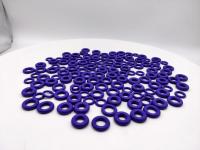 China Small Black purple  Rubber NBR FFKM FKM EPDM  SILICON O-Ring purple Colored NBR Oring O Ring for sale