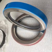 China Double lips Air Compressor Shaft PTFE Stainless steel Oil Seal for sale