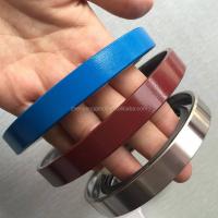 China Double lips Air Compressor Shaft PTFE Stainless steel Oil Seal for sale