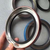 China Double lips Air Compressor Shaft PTFE Stainless steel Oil Seal for sale