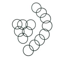 China Manufacturers provide O-ring rubber O-ring flat gaskets of nitrile fluororubber in various colors. for sale