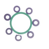 China Manufacturers provide O-ring rubber O-ring flat gaskets of nitrile fluororubber in various colors. for sale