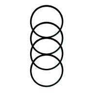 China Manufacturers provide O-ring rubber O-ring flat gaskets of nitrile fluororubber in various colors. for sale