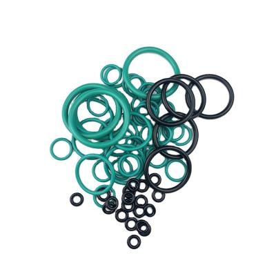 China factory custom made high quality compliance standards fkm green ring seals rubber o-ring for sale