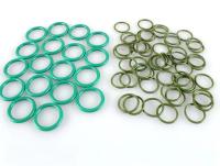 China factory custom made high quality different species fkm black ring seals rubber o-ring for sale