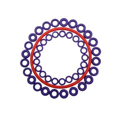China High Temperature Oil and Chemical Resistance O Ring Rubber FKM Silicone Rubber O-Ring for sale