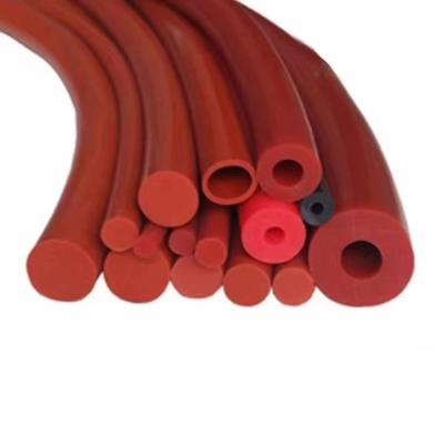 China Heat resistant Customized Silicone Rubber Strip/Cord for sale