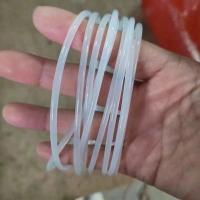 China Heat Resistance Colored Clear Silicone O Ring Rubber O Rings for sale
