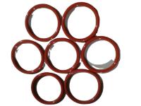China ROHS REACH compliant AS568 metric standard buna NBR 70 black o-ring for sale