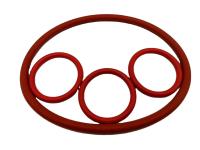 China Customized OEM NBR FKM FPM EPDM Rubber Oring for Black Green Red Color for sale