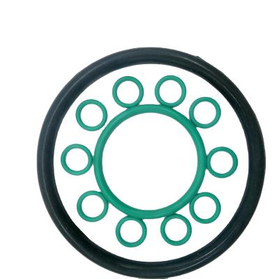 China factory custom made sell like hot cakes different materials PTFE green ring seals rubber o-ring for sale