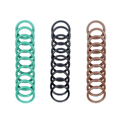 China factory custom made wholesale compliance standards fkm green ring seals rubber o-ring for sale