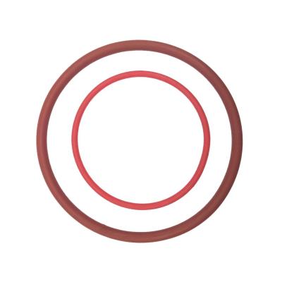 China factory custom made wholesale different species fkm Brown ring seals rubber o-ring for sale