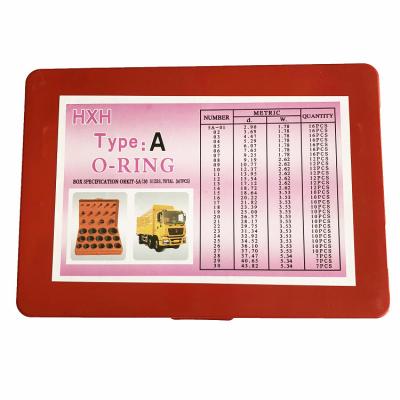 China O Ring Kit NBR70 Oring Box Repair Seal O-Ring 382/386/404/407 Sizes Oring Kit Set Excavator for sale