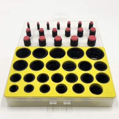 China 404pcs Manufacturer FKM Repare O-Ring Boxs /Rubber NBR Seals O Ring boxes oring kit for sale