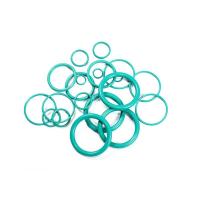 China silicone o ring custom made Plastic green ring seals rubber o-ring for sale