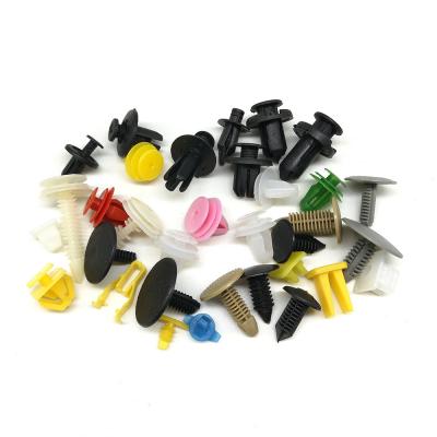China Plastic Colorful Car Clips Auto Fastener Clip Universal Trim Retainer Body Rivet Bumper for sale