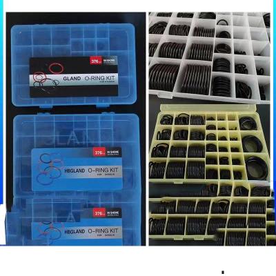 China Customized And Standard Good quality box oring kit NBR 70 nbr 90 Shore Giant O Ring Kit Box For Excavator for sale