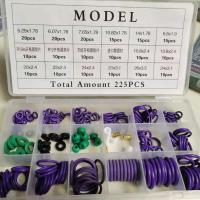 China Hotsale  customized  Metric standard o ring seal kit 225 Pcs different size rubber o ring set for sale