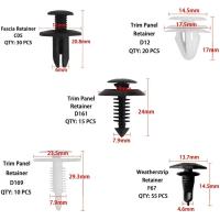 China Auto Plastic Car Clips Fastener Black Automotive Parts Customized for sale
