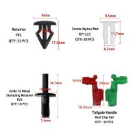 China Universal Car Auto Body Clips Plastic Push Pin Rivet Fasteners Trim Clip Kit for sale
