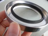 China Rubber PTFE Stainless Steel Oil Seal Single Double Lip Screw Compressor Oil Seal for sale