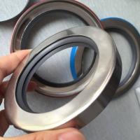 China Rubber PTFE Stainless Steel Oil Seal Single Double Lip Screw Compressor Oil Seal for sale