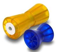 China Plastic Boat Keel Roller PU Rubber Material Wobble Keel Bow Bone Flower Stop Roller for sale
