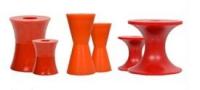 China Plastic Boat Keel Roller PU Rubber Material Wobble Keel Bow Bone Flower Stop Roller for sale