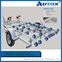 China Jet Ski Boat Trailer Keel Rollers Hot Galvanizing Trailer Wheels for sale