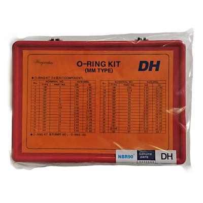 China Hydraulic Cylinder Excavator O Ring Kit NBR O-Ring Box Service Kit Set Injector Oil Seal O-Ring Kit for sale