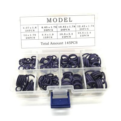 China good price O-ring box FKM epdm ptfe silicon rubber o ring o-ring set kit box repair box for sale