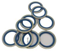 China Customize Metal High Quality oil resistance standard Bonded Washer rubber thread sealing Compact Washer Bonded Sealing Washers for sale