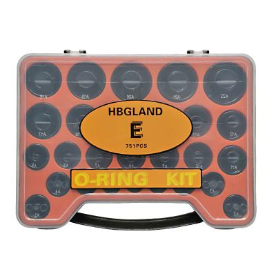 China high temperature o-rings suppliers custom seal flat silicone rubber o-ring kit box for sale