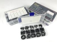 China high temperature o-rings suppliers custom seal flat silicone rubber o-ring kit box for sale