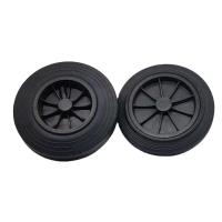China rubber dustbin caster plastic wheels castor plastic wheels for sale