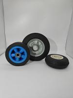 China 4.10/3.50-4'' Wheel for Trolley/Dump Cart/Hand Truck/Wheelbarrow/Garden Wagon 10 Inch Solid Rubber Tires for sale
